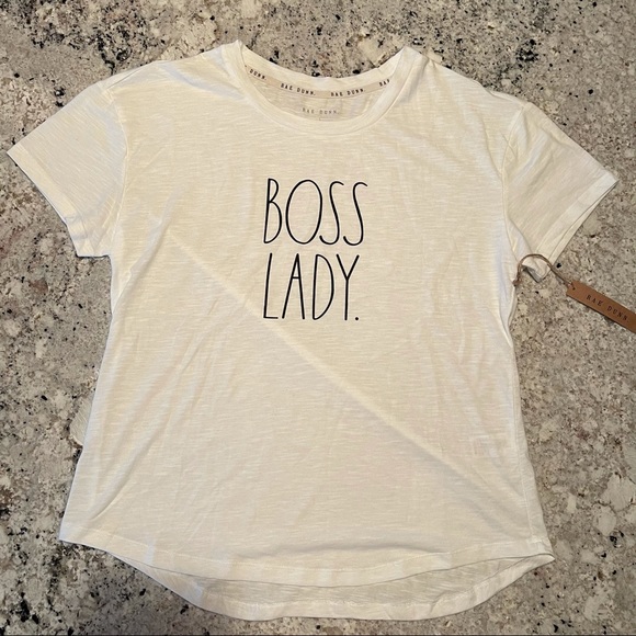Rae Dunn | Tops | Rae Dunn Boss Lady Womens Tee | Poshmark